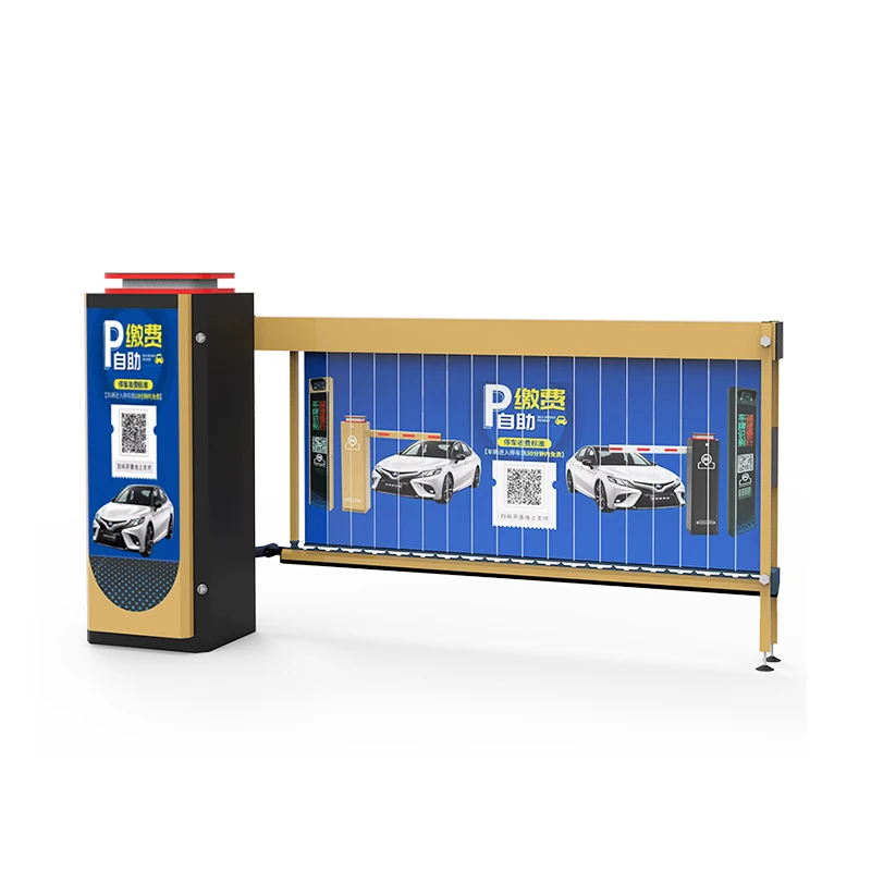 Lift parking lot advertising parking lot gate system traffic guardrail ...
