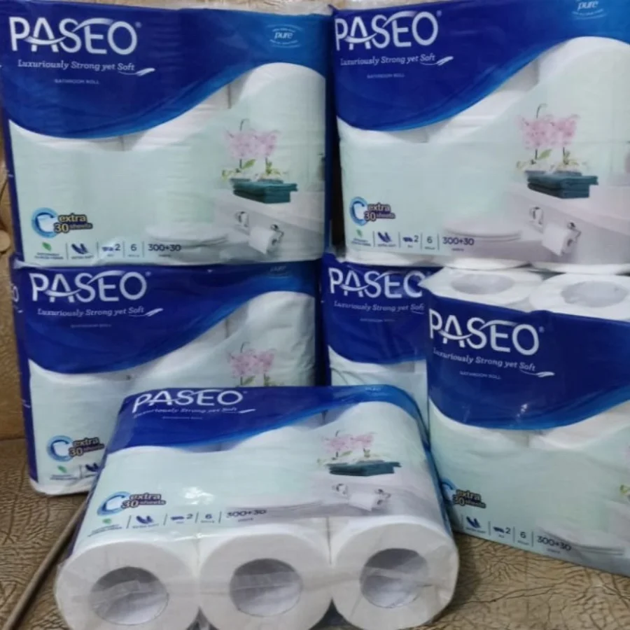 Wholesale Paseo Toilet Paper 6 Roll X 8 Block - Recycled Material From ...