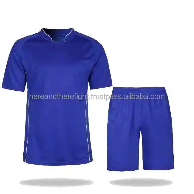 2023 Plain Blank Soccer Football Uniform Sets Oem Polyester Soccer ...