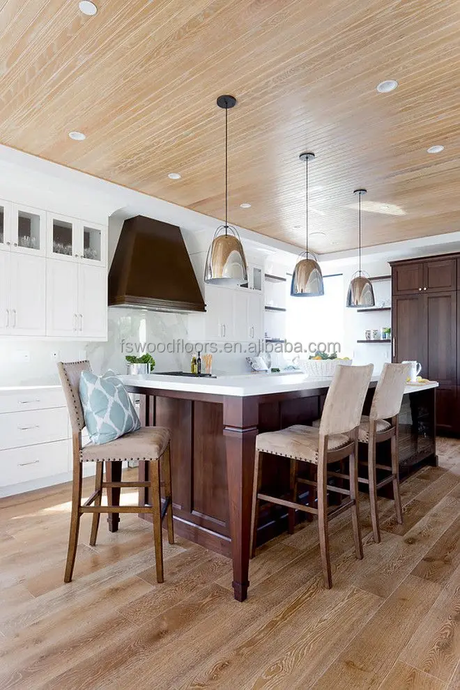 White Oak Engineered Wood Interior Ceiling - Durable & Stylish