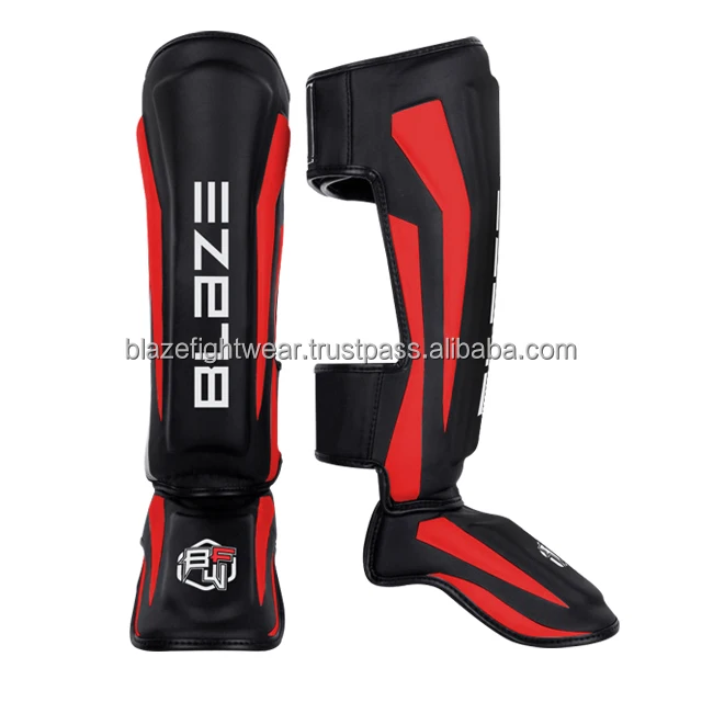 Boxing Shin Pads for Kickboxing - Durable & Adjustable Protection