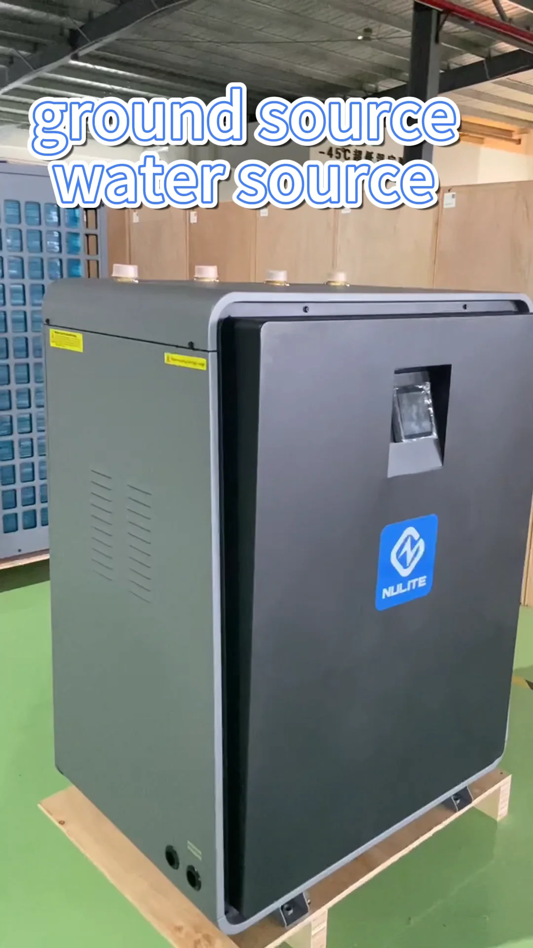 R32 Inverter Geothermal Heating Pump Ground Water Source Heat Pump With ...