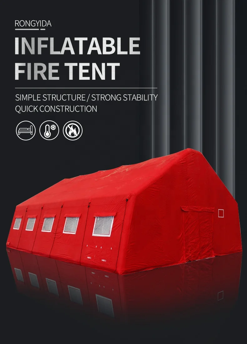 High Quality Custom Canvas Inflatable Tent Waterproof Flame Retardant ...