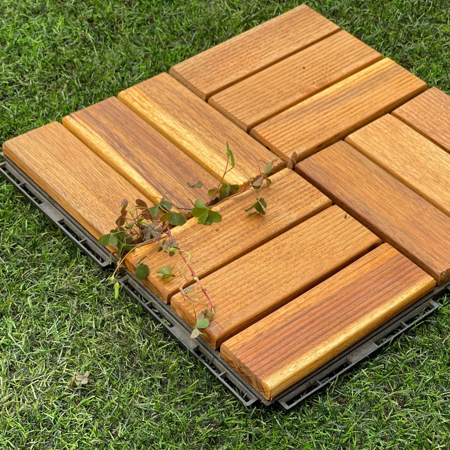 Decking tiles Interlock anti-slip waterproof from Acacia - Teak - Bamboo - WPC best price from ...