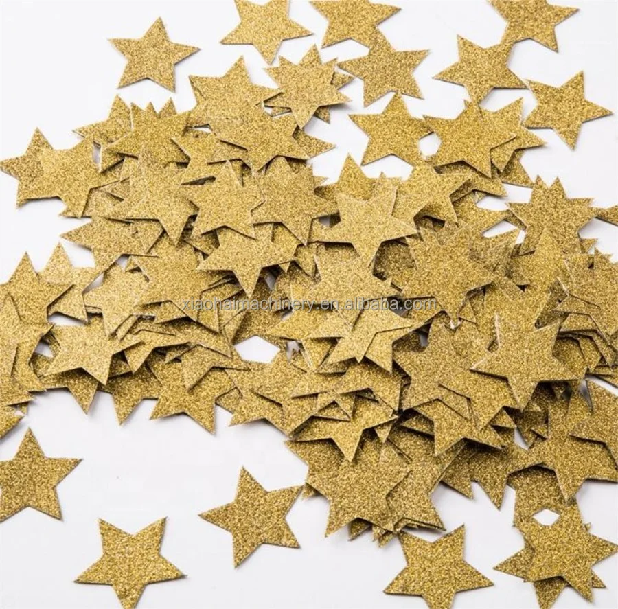 Automatic Paper Confetti Making Die Cutting Machine with Waste Blower ...