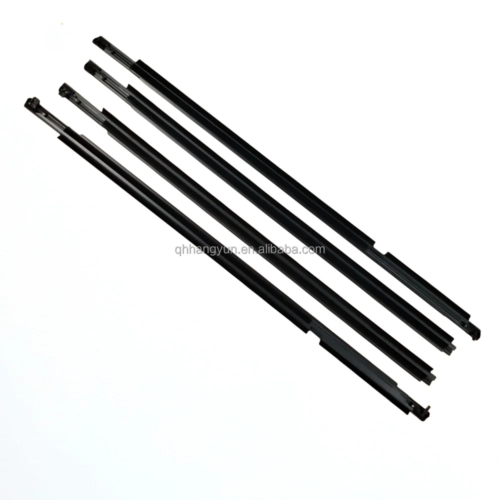 For Land Cruiser Lc200 2008-2016 Black Outer Window Weatherstrip Sweep ...