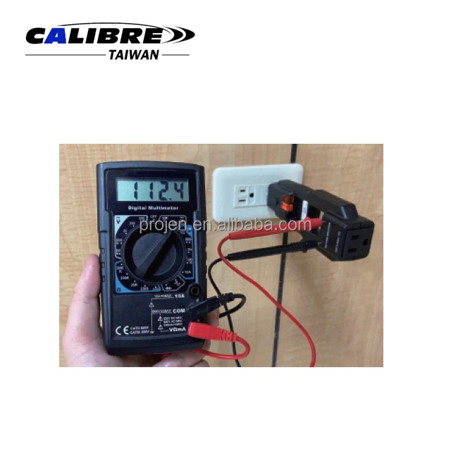 Calibre Ac Line Splitter And Gfci Outlet/receptacle Tester With 5 ...