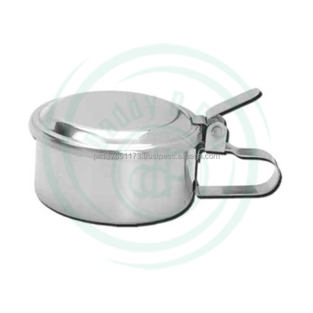 Gallipot & Sputum Mugs Container With Cover Stainless Steel Hospital ...