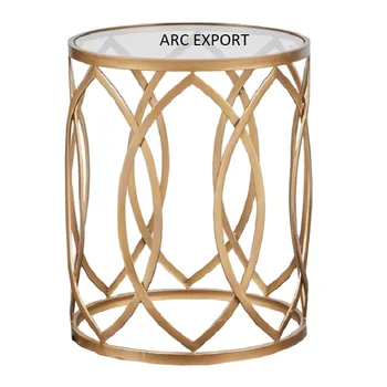 Modern New Shape Design Wire Gold Metal Decoration Designer Unique ...