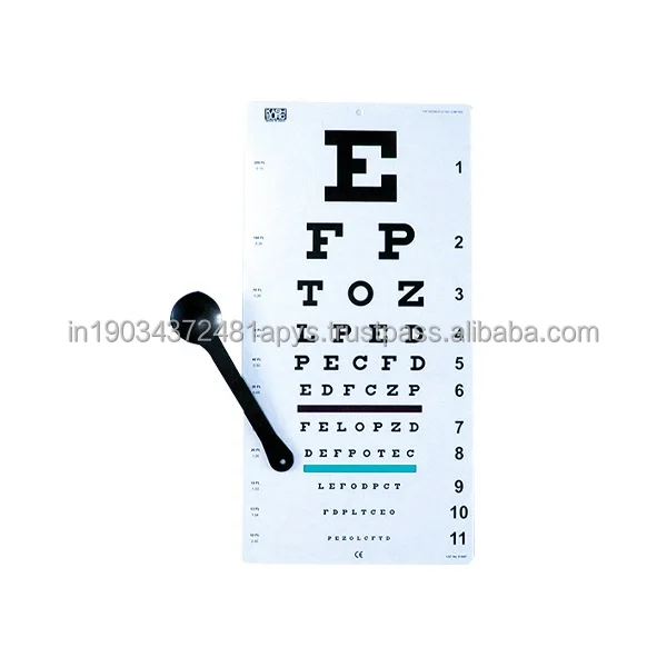 Science & Surgical Ophthalmic Snellen Eye Chart Snellen Eye Chart ...