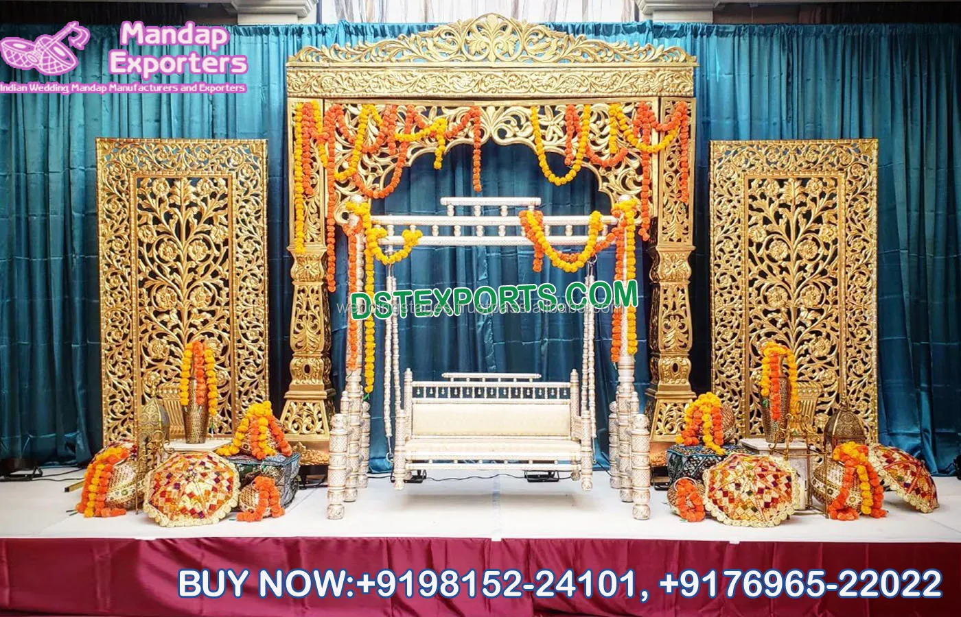 Muslim Walima Bangle Ceremony Stage Decoration Punjabi Wedding Mehndi ...