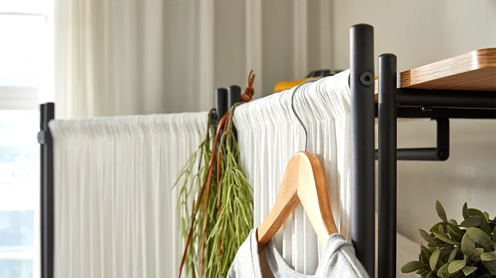 Folding Fabric Screens & Room Dividers Dividing Screen Portable Mobile ...