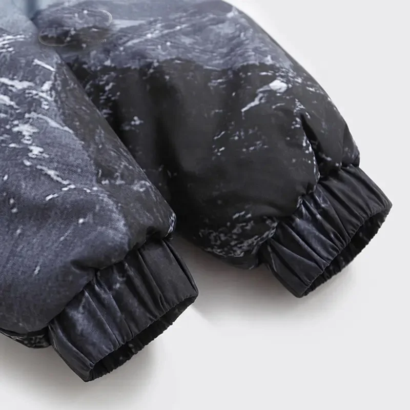 Inflation Snow Winter Cold Bubble Jacket Zipper North Men Face Puffer ...