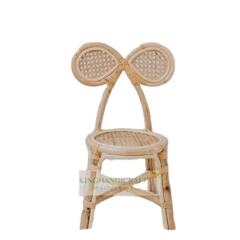 Rattan Bow Chair For Kids Kid Furniture Decor Item Natural Wicker Kid ...