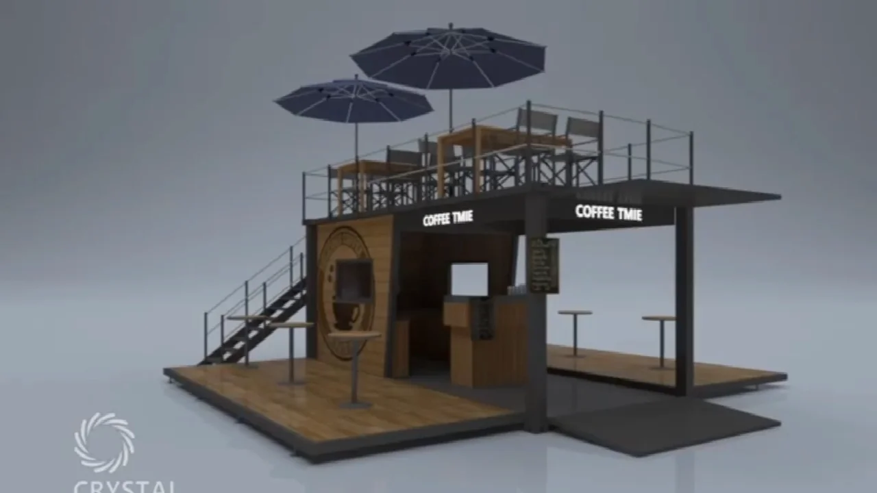 Prefab Shipping Container Coffee Shops Container Cafe Houses Bar ...