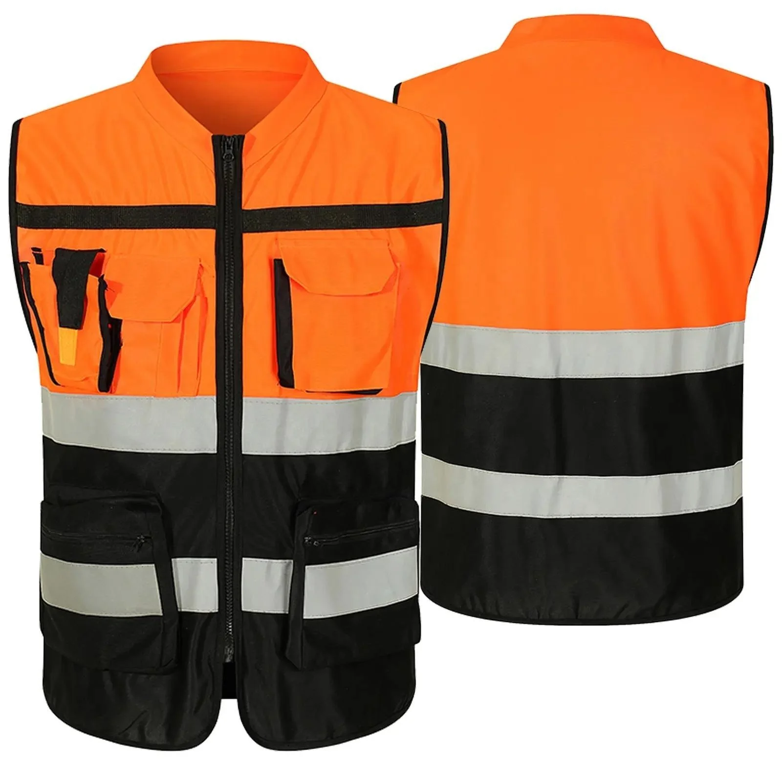 Wholesale Customized High Visibility Security Uniform Reflective Orange ...