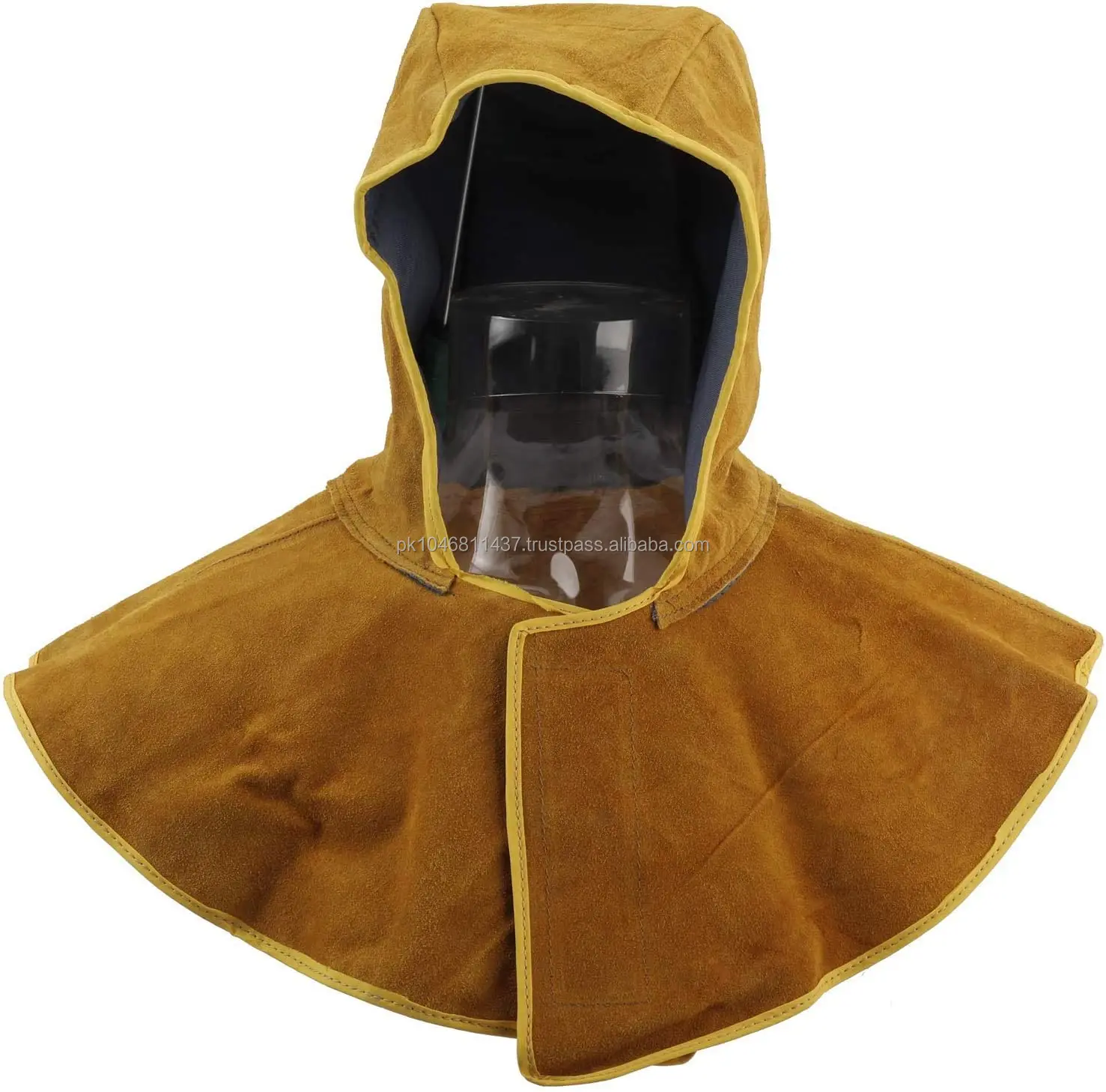 Wholesale Leather Welding Safety Head Cover Protection Hood Leather ...