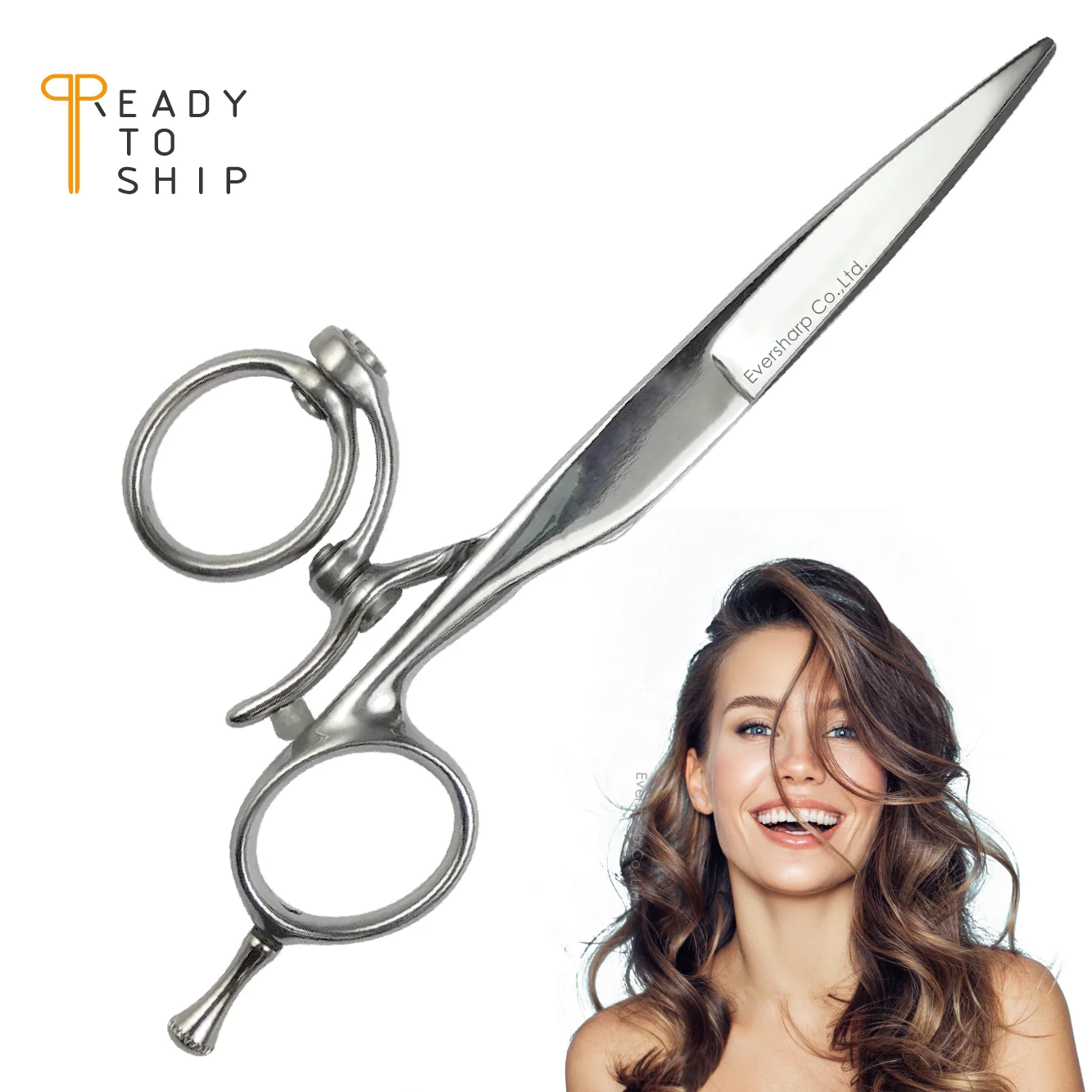 Professional Barber Swivel Thumb Scissors Hair Cut Multifunction ...