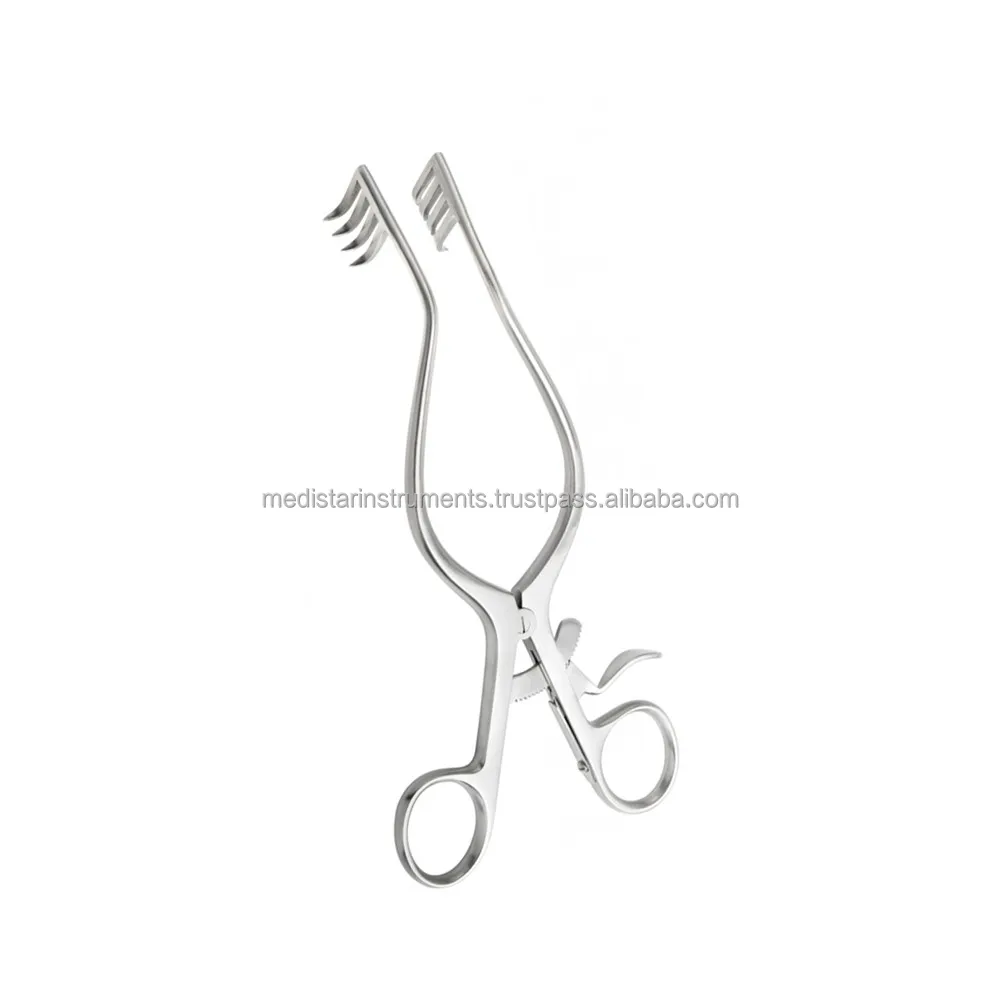 Adson Self-retaining Cerebellar Retractor Reusable Straight And Curved ...