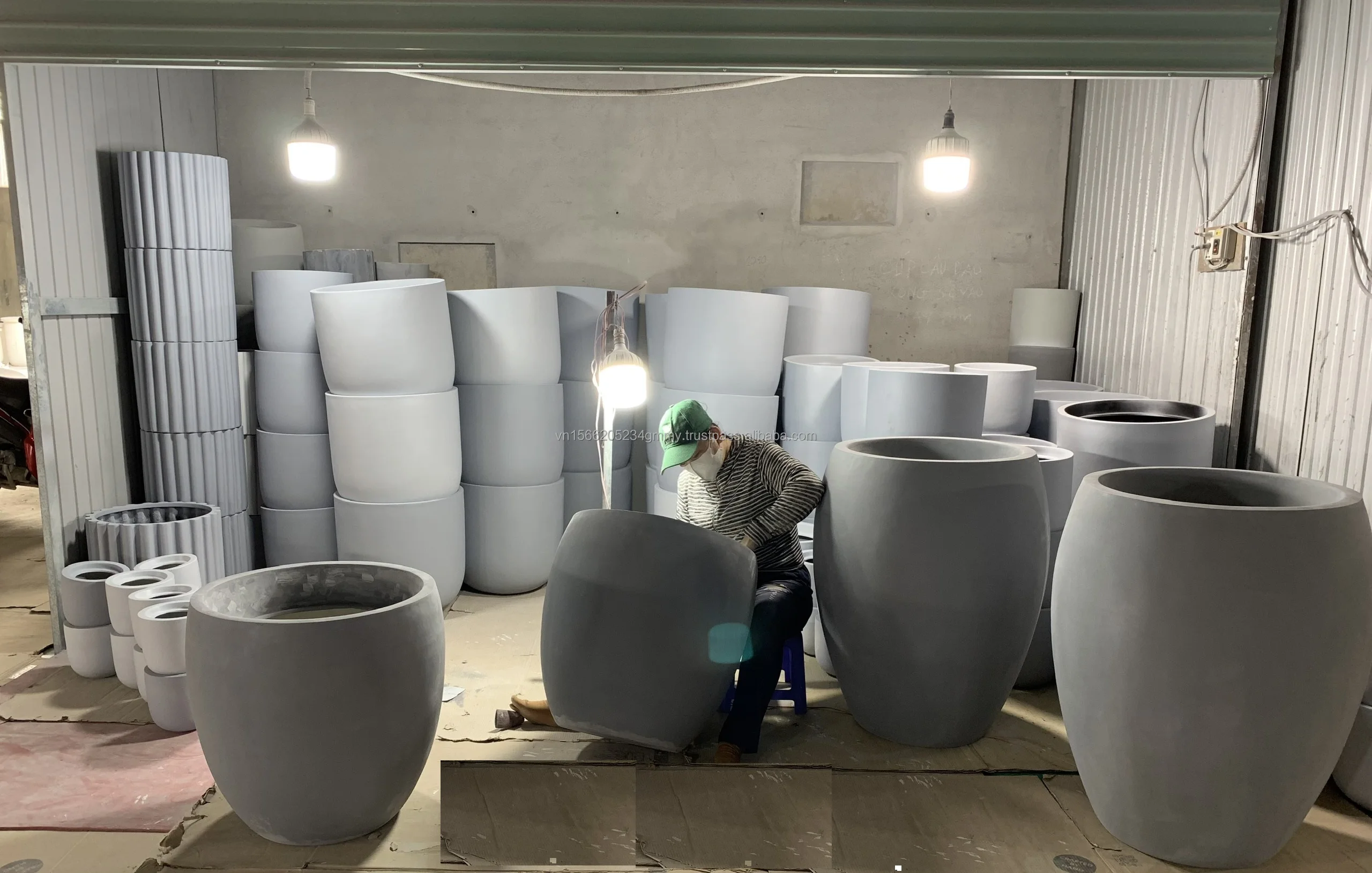 VIETNAMESE FIBERGLASS PLANT POTS AND PLANTERS VIETNAM COMPOSITE STONE ...