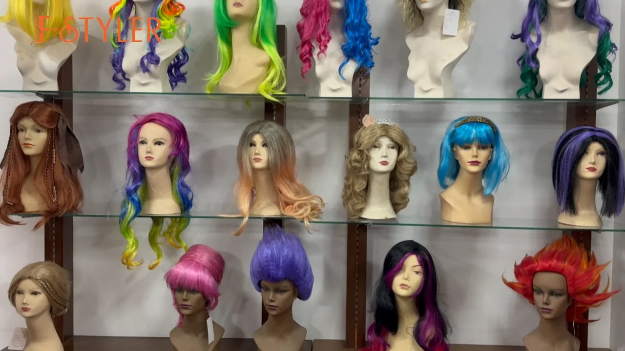 Fstyler Rave Punk Time Period Hair Hair Synthetic Cosplay Carnival Wigs ...