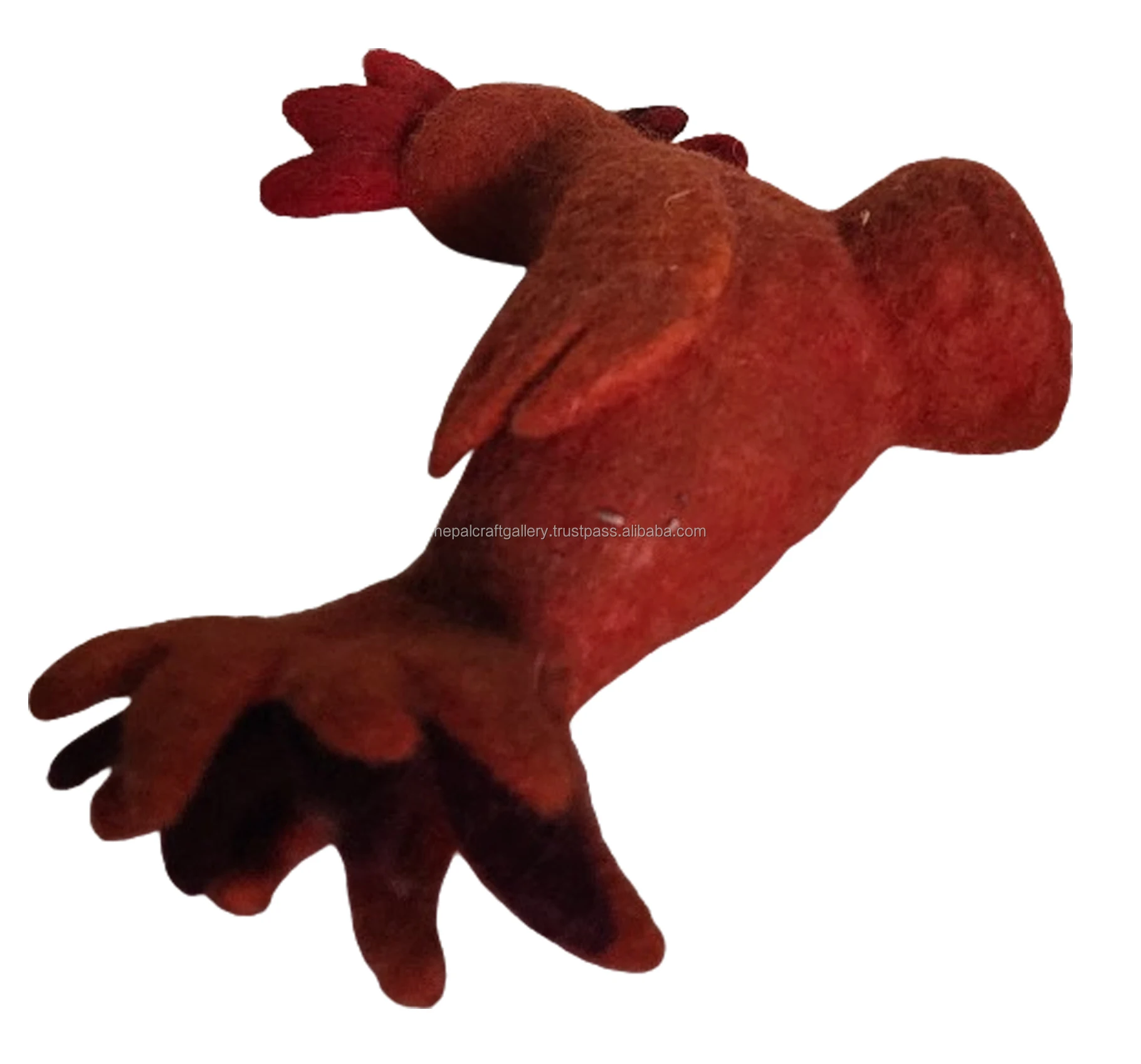 Nepal Handmade Eco-Friendly Felt Hen Toy Unisex Kids' Durable ...