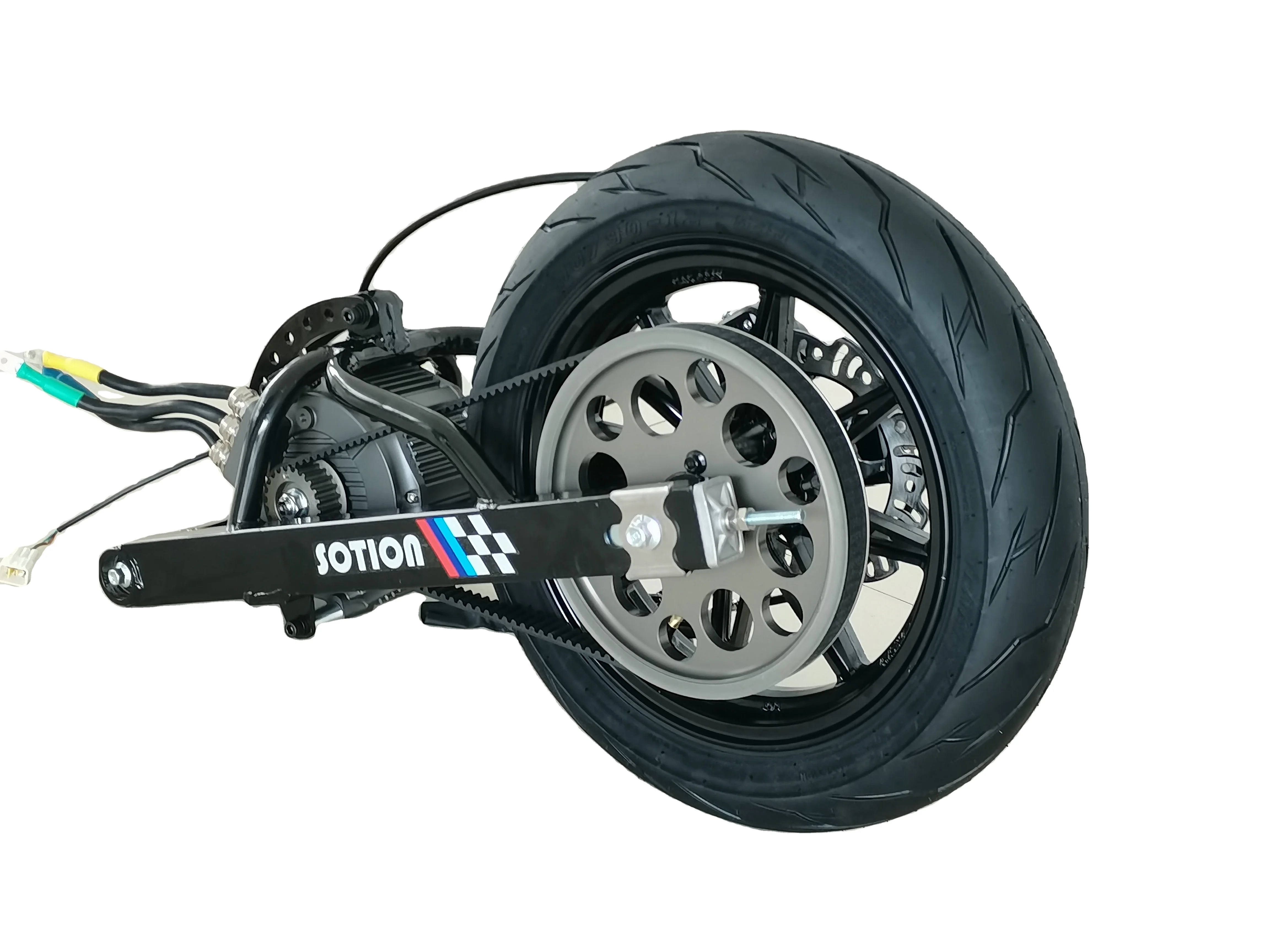 Super Cool Modified Electric Motor Kits - 12inch Swingarm Belt Street ...