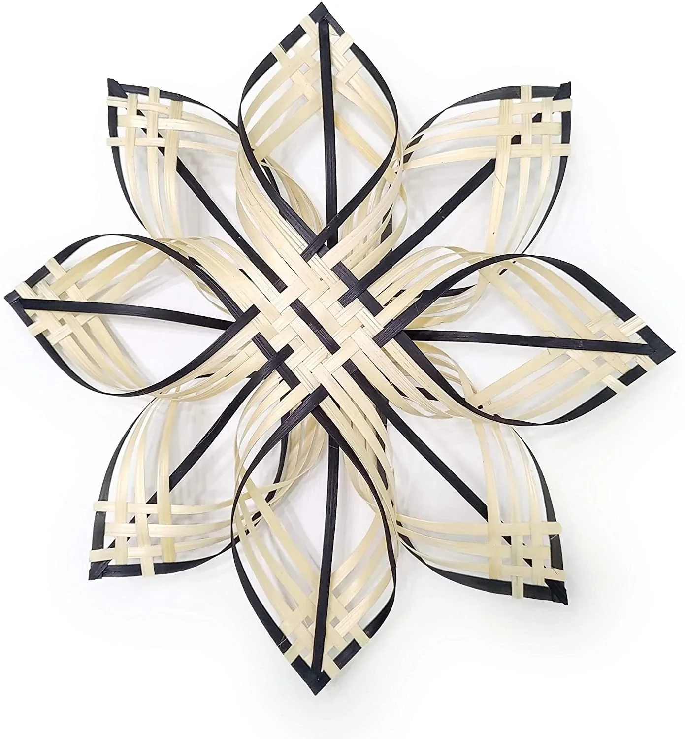 Vietnam Christmas Tree Topper Star - Handmade Bamboo Decor