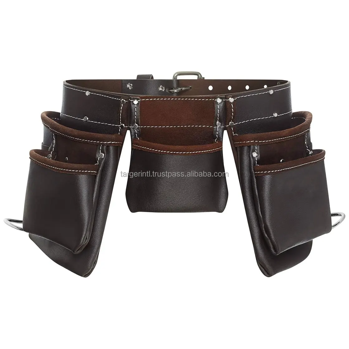 Electrical Construction Tool Belts Custom Made Carpenter Leather Tool ...