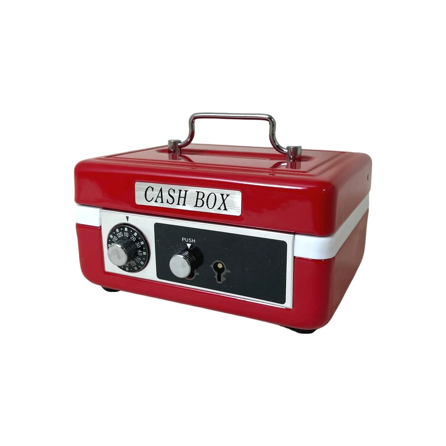 Portable Metal Children's Money Box With Coin Slot And 2 Keys - Buy ...