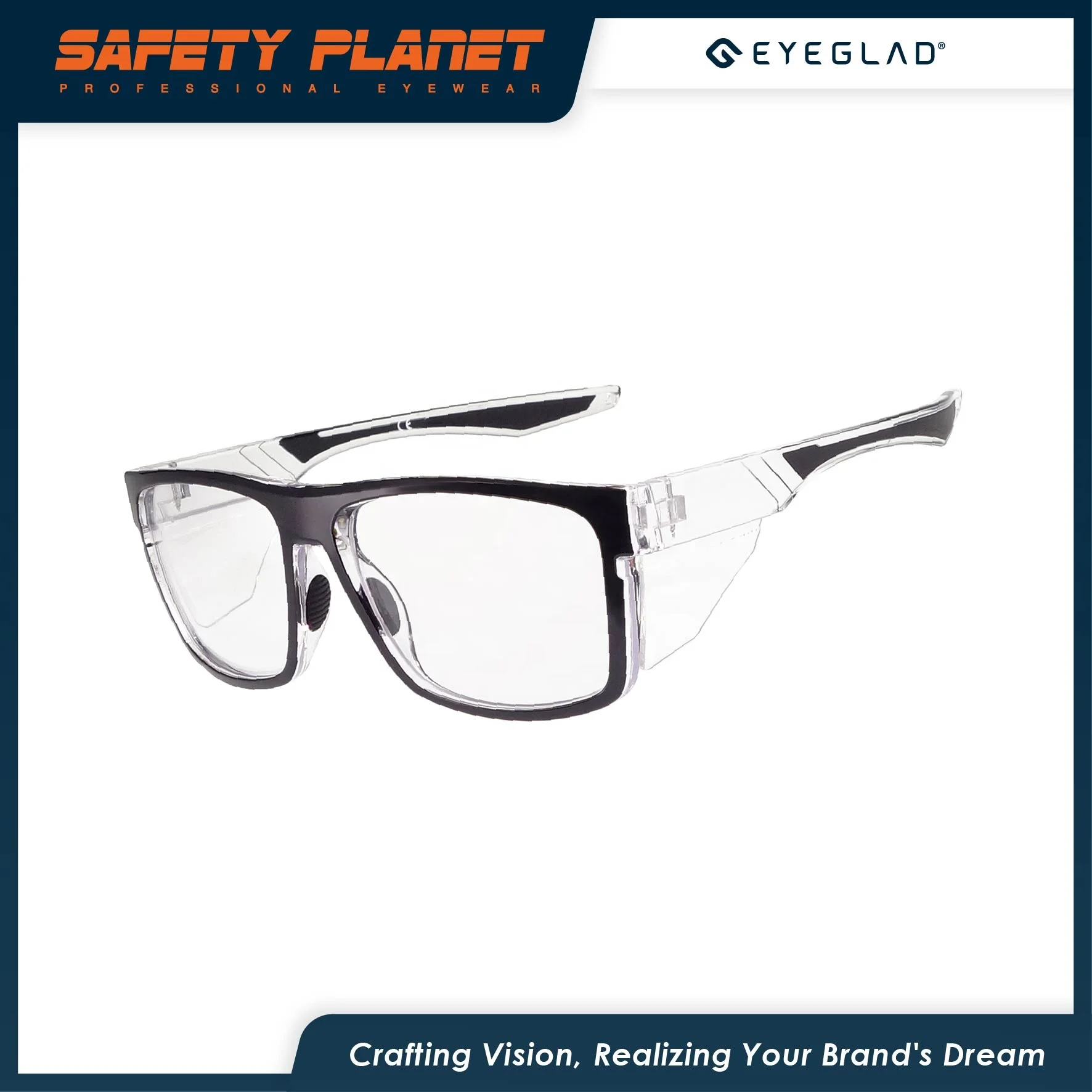 Customized ANSI Z87.1 Certified Safety Glasses for Optical Protection