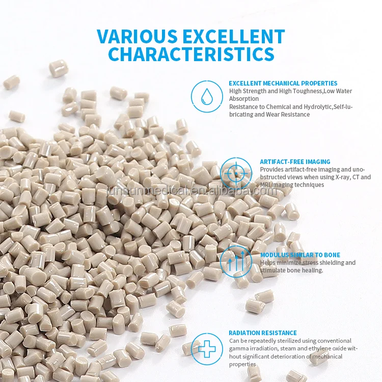 Factory Granules Supplier Implantable Polymer Virgin Powder Peek Dental ...
