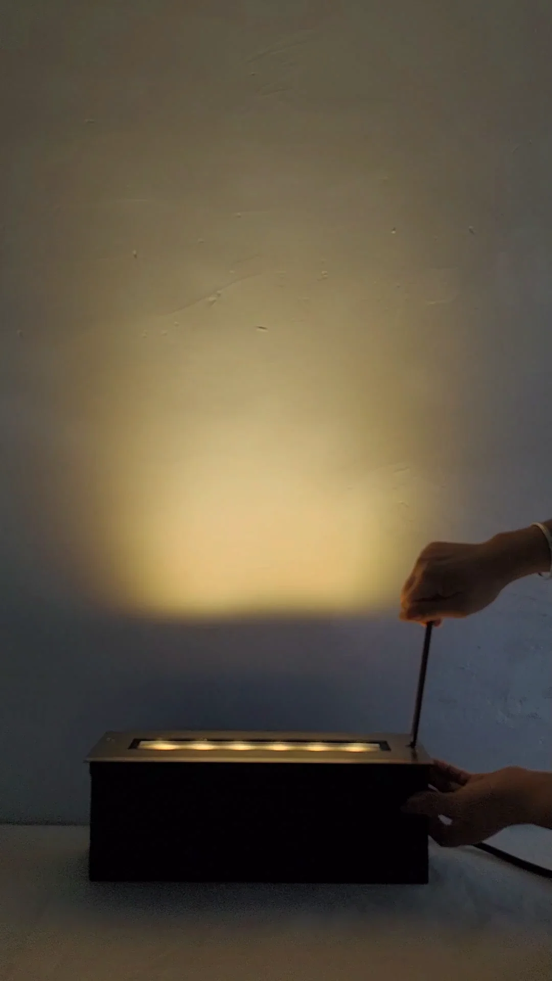 Color Changing Led Inground Lights Linear Recessed Wall Grazer Ip67 Waterproof Linear Buried ...