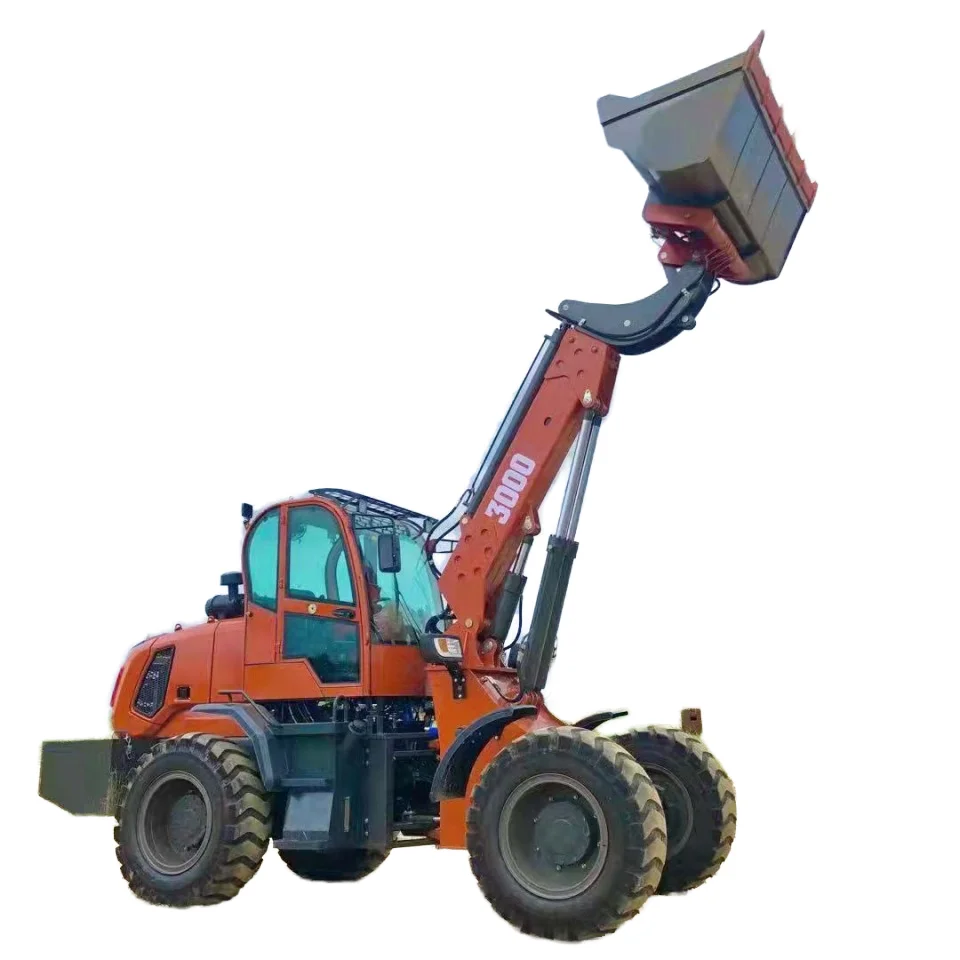 Mini 3 Ton Telescopic Boom Front Loader Wheel Loader Core Components ...
