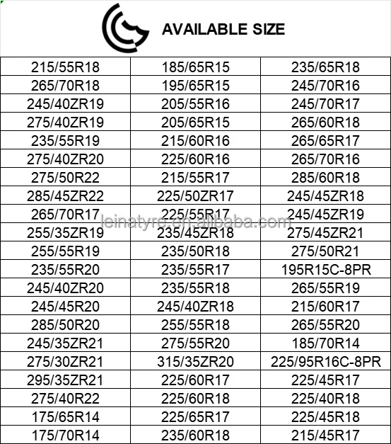 High Quality 215/55R18 with GCC Certification Radial Tyres| Alibaba.com