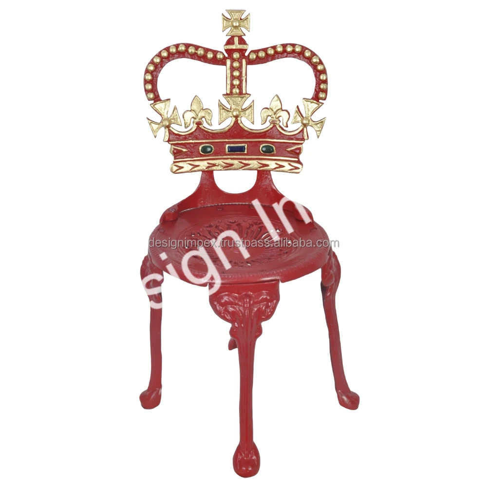 Luxury Home Decorative ER Crown Chair Celebration Parties Wedding ...