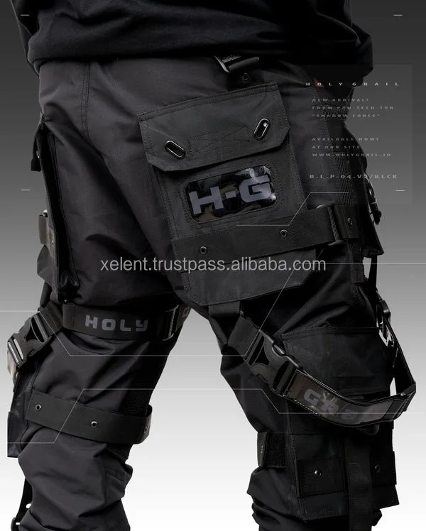 Mechanic Workwear Men Cargo Pocket Pants Technical Work Pants Trouser ...