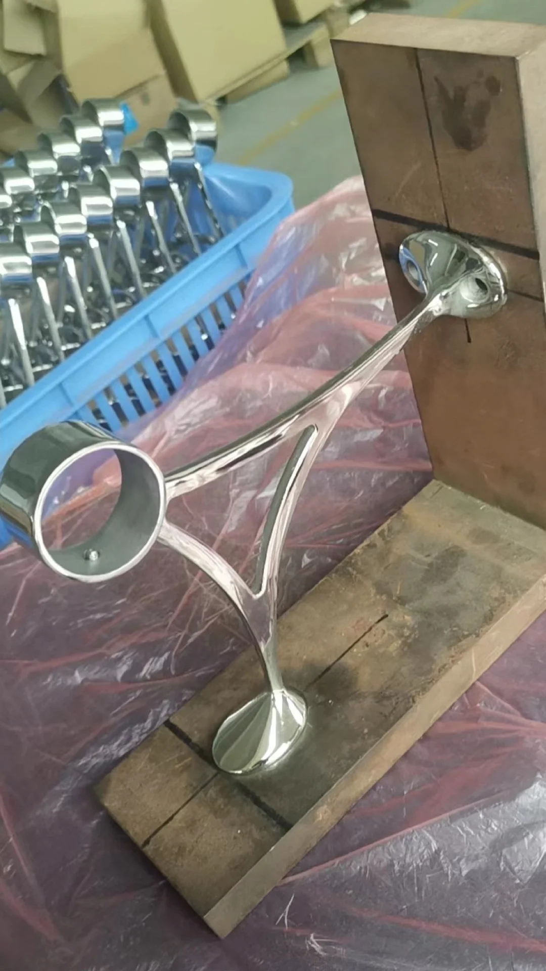 Stainless Steel Step Bar Holder Combination Bracket Foot Rail Bracket ...