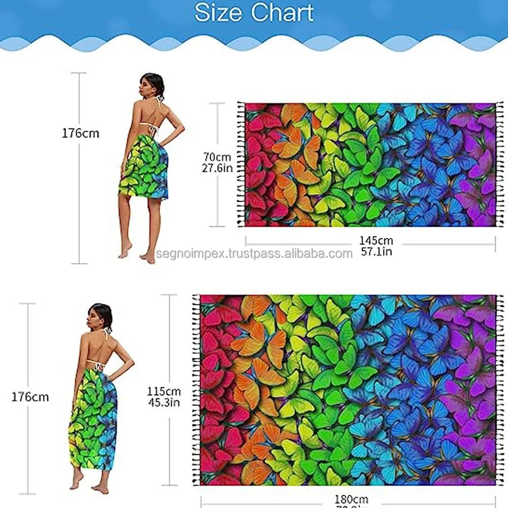 Hand Made Beach Cover Up Resort Wear Maroon Color Beach Sarongs At ...