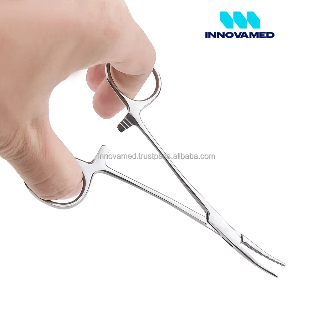 Curved Straight Tip Locking Clamps Forceps Stainless Steel New Arrival ...