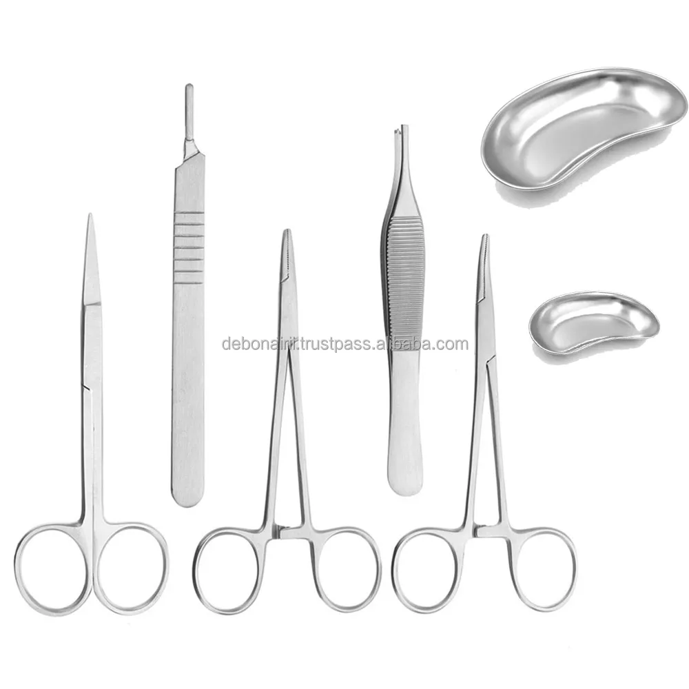 Stainless Steel Manual Surgical Suture Training Kit Medical Students ...