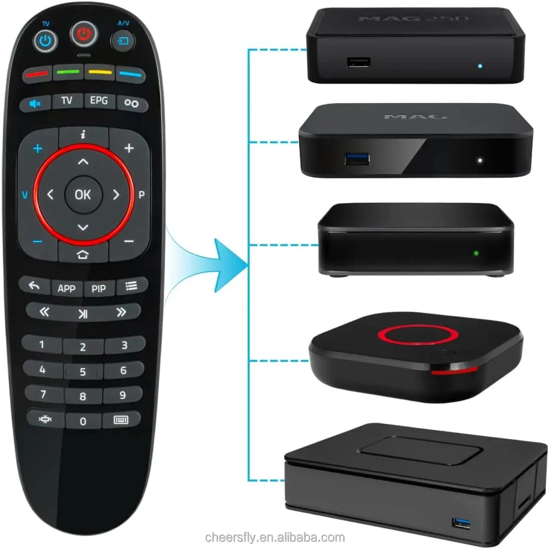 MAG 324 324w2 524 524w3 424机顶盒原装遥控器| Alibaba.com