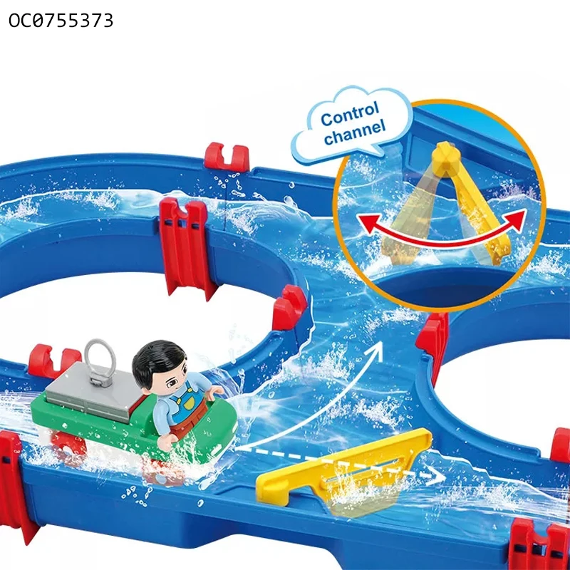 Supply 57PCS Water park educational summer play water track table games ...