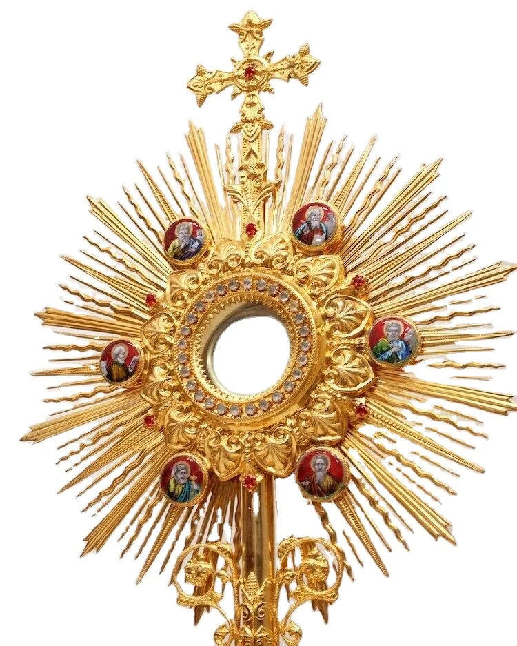 Superior Quality Monstrance Blessed Sacrament Eucharist Adoration ...