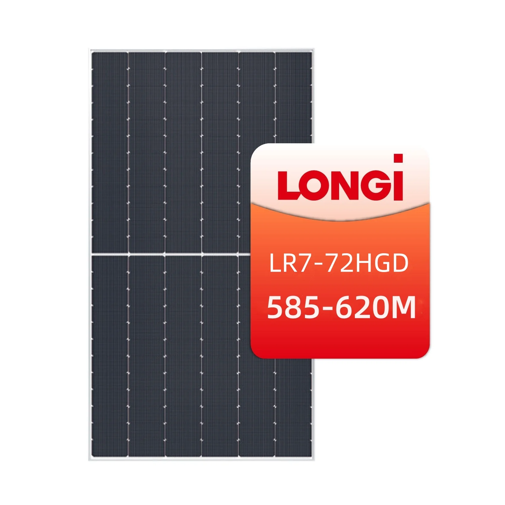 Longi solar PV Module Hi-Mo7 photovoltaic panel 610W 615W high power solar panels 585W 590W 600W ...