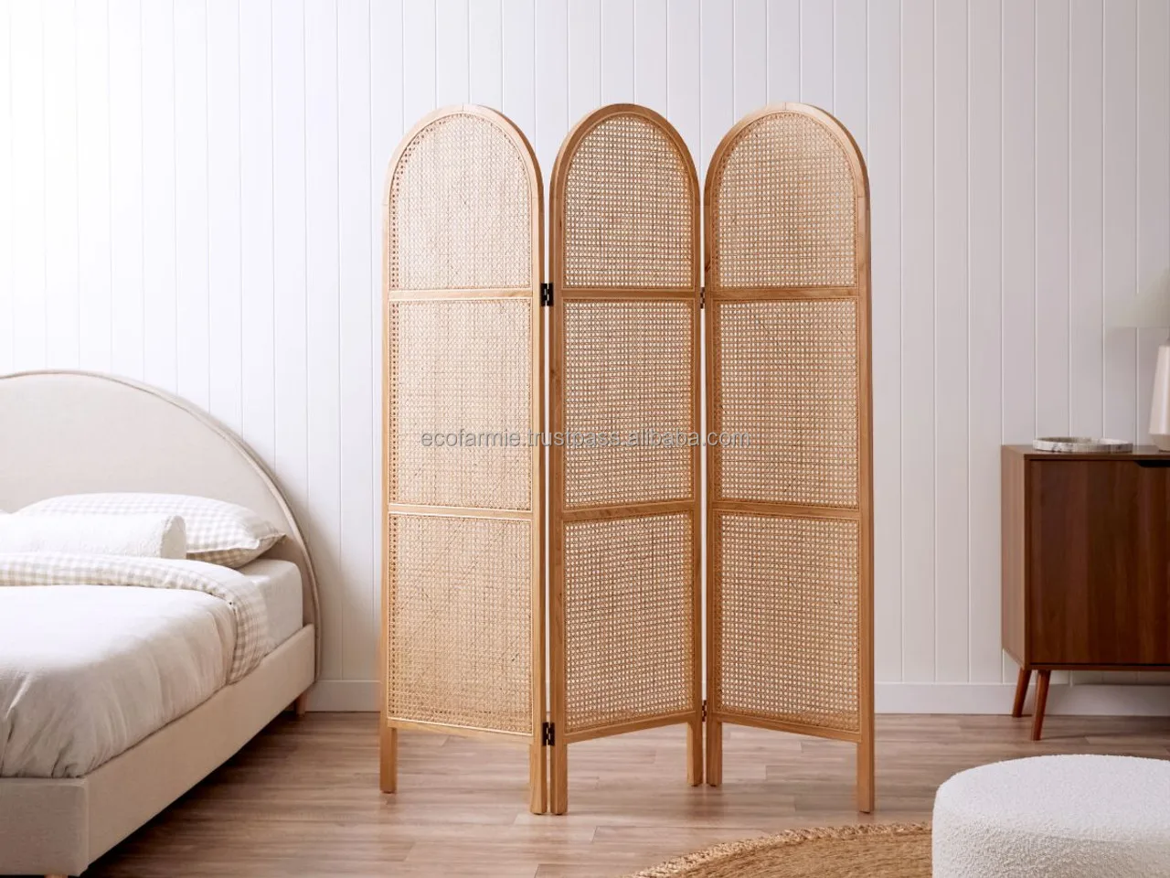 Natural Rattan Bamboo Room Dividers for Eco-Friendly Spaces