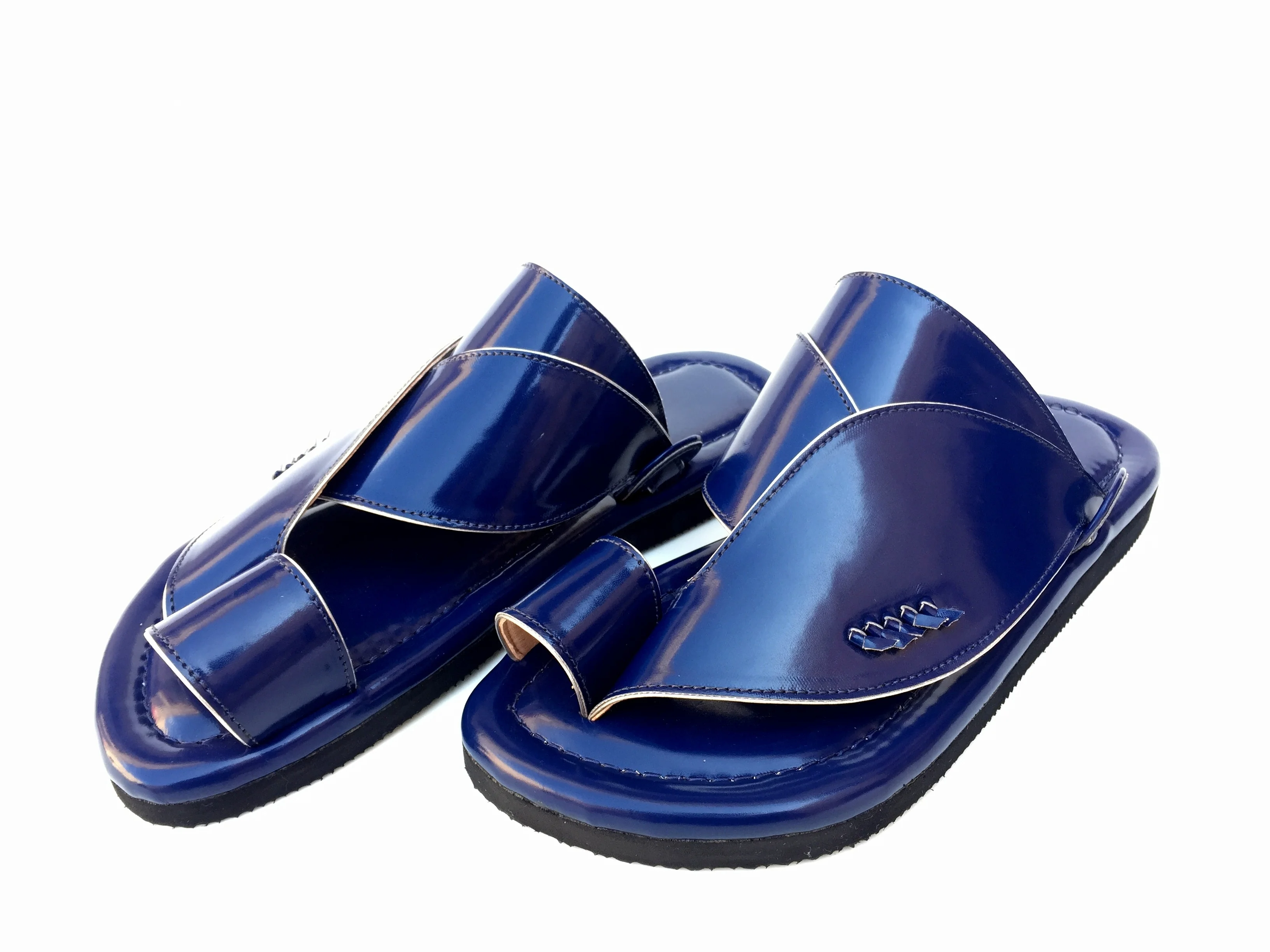 Leather Sandals for Men - Arabic Slippers by Handmade Footwear Factory