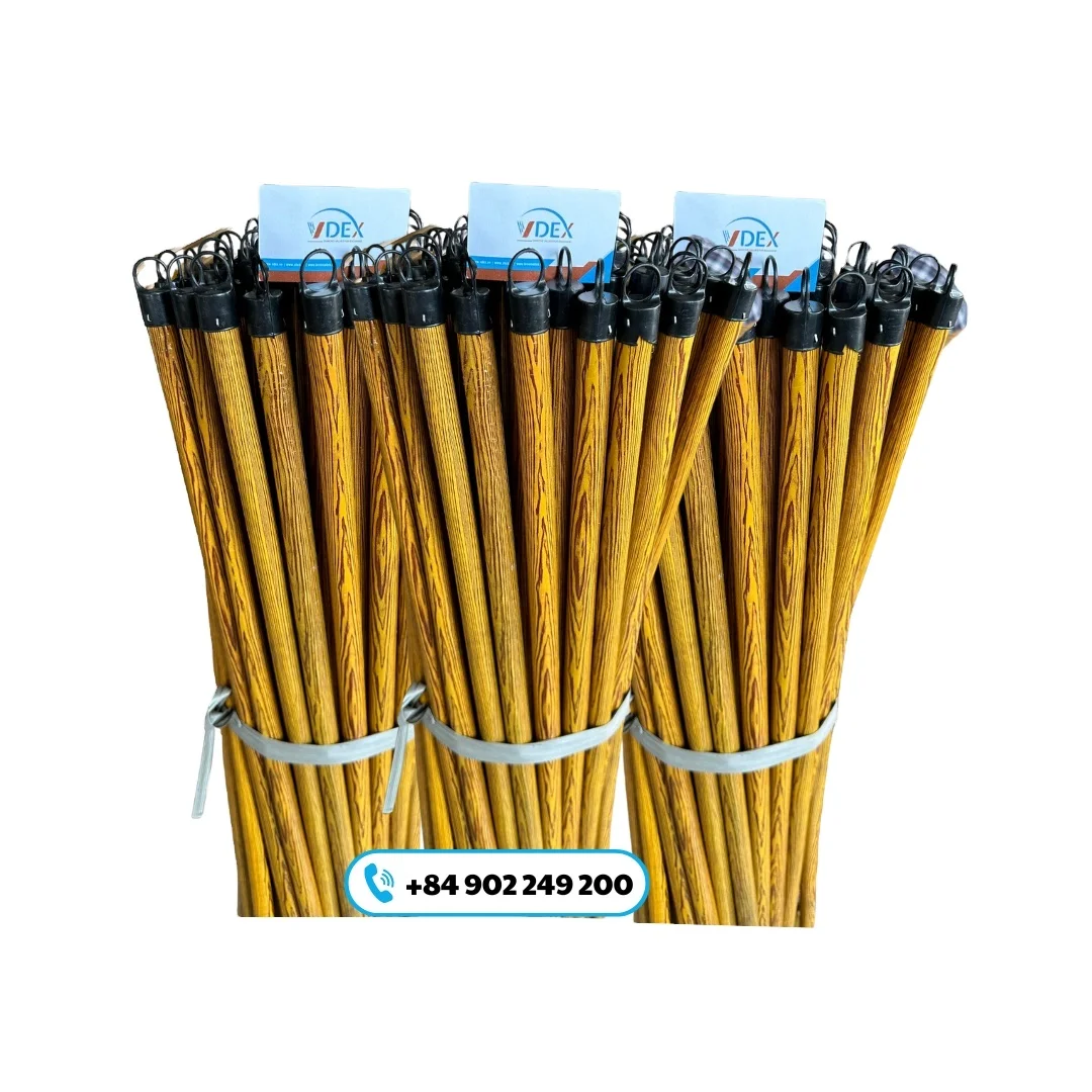 Wholesale palos de escoba madera PVC Cover Coting Mop Broom Eucalyptus ...