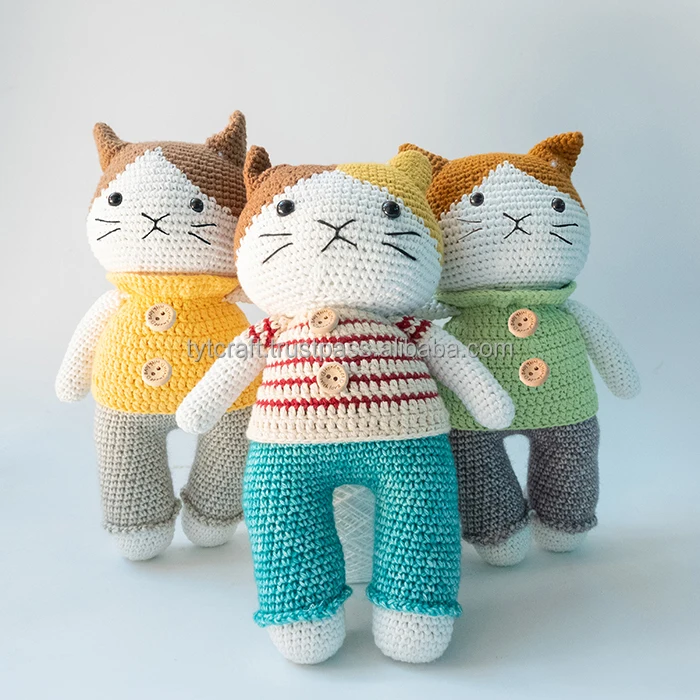 Collection Of Cat Amigurumi Crochet Doll Free Pattern For Kid Vietnam ...
