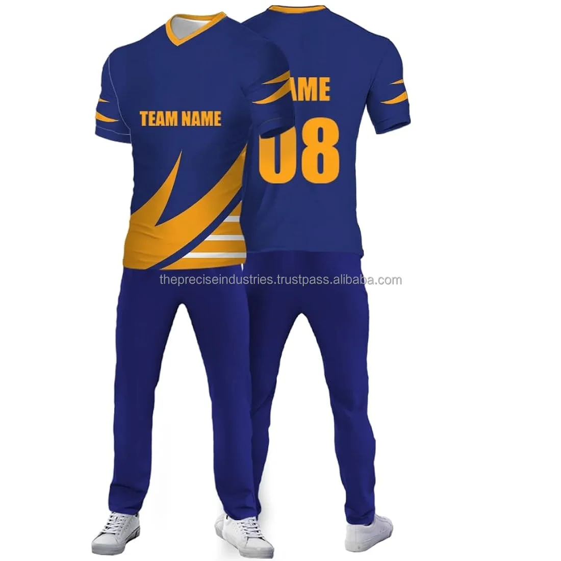 New Model 2024 Cricket Uniform Set With Customized Design Sublimation ...
